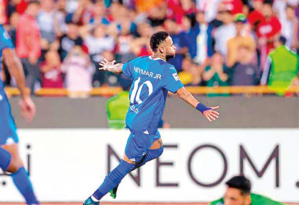 Neymar marca su primer gol con el Al-Hilal - El Diario - Bolivia