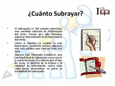 Subrayado como técnica de estudio - El Diario - Bolivia