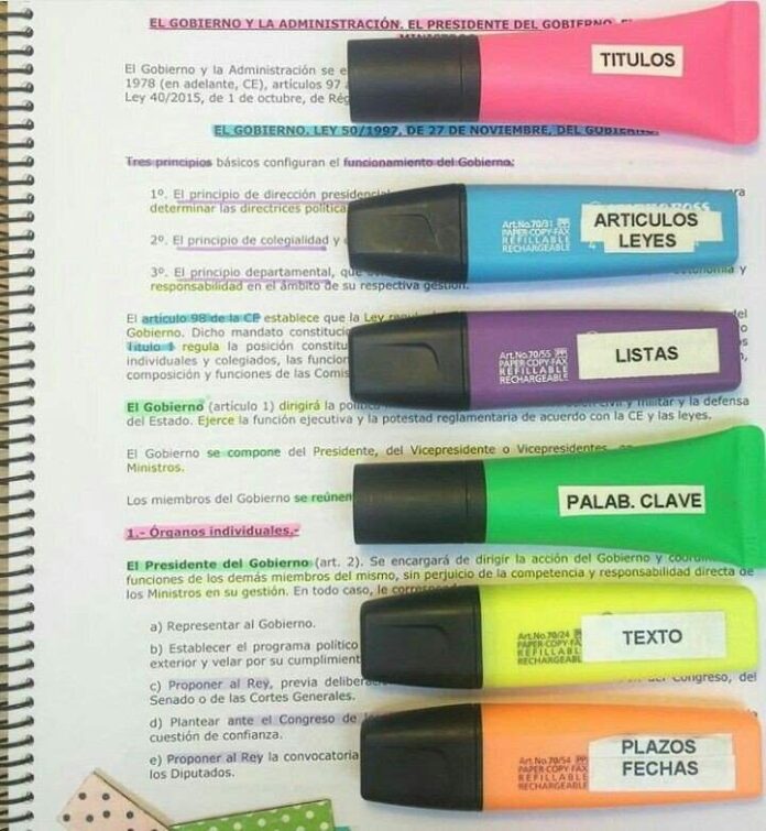 Subrayado como técnica de estudio - El Diario - Bolivia