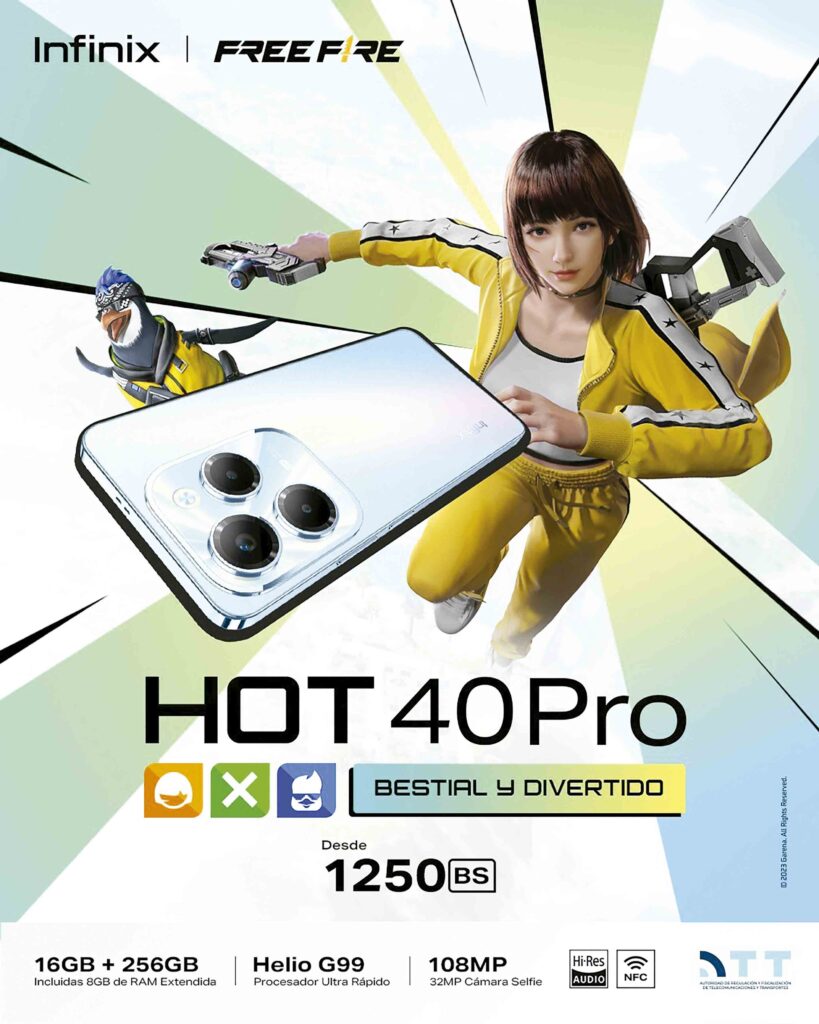 Infinix eleva la calidad de teléfonos gamers con el nuevo HOT 40 PRO ...