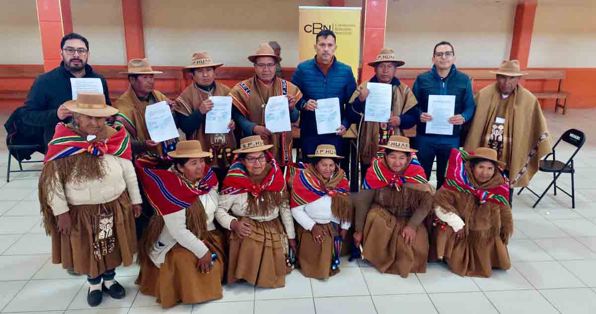 CBN ejecutará proyectos sociales en Huari - El Diario - Bolivia