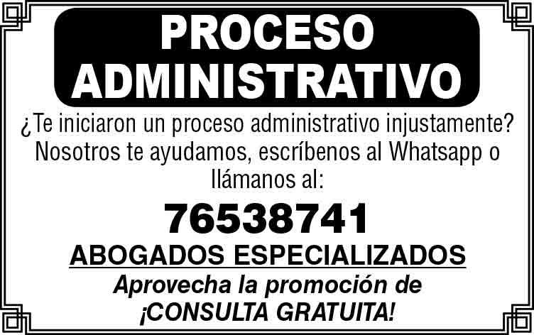 PROCESO ADMINISTRATIVO - El Diario - Bolivia