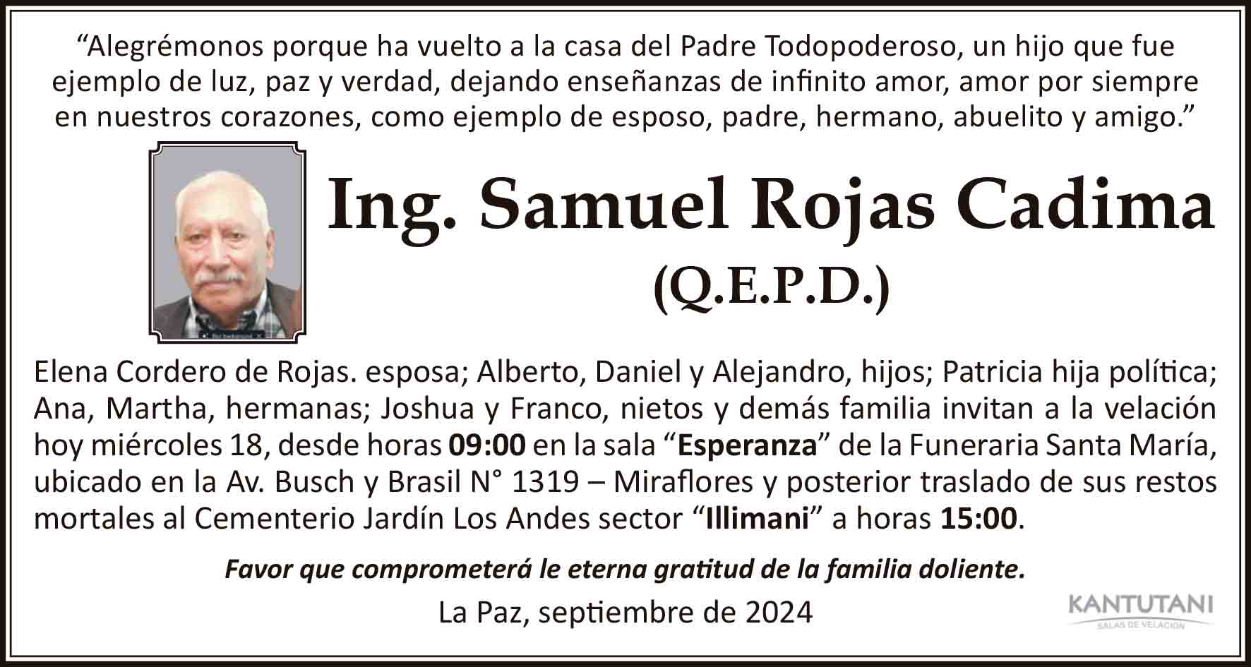 Ing. Samuel Rojas Cadima - El Diario - Bolivia