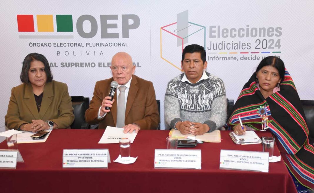 TSE mantiene la fecha de las Elecciones Judiciales - El Diario - Bolivia
