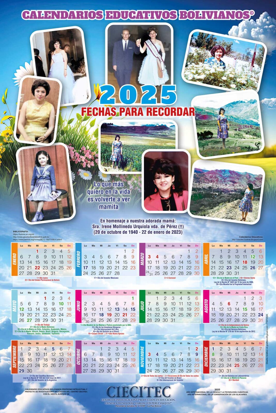 Presentan Calendario Educativo “Fechas para recordar el 2025” - El ...