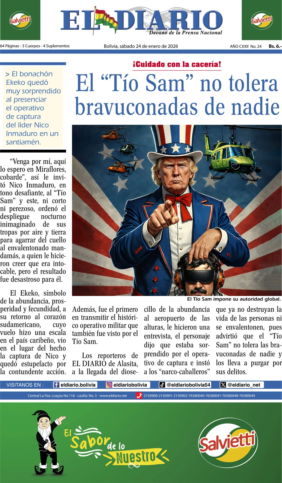 ANP presentó periódicos de Alasita de cuatro regiones - El Diario - Bolivia